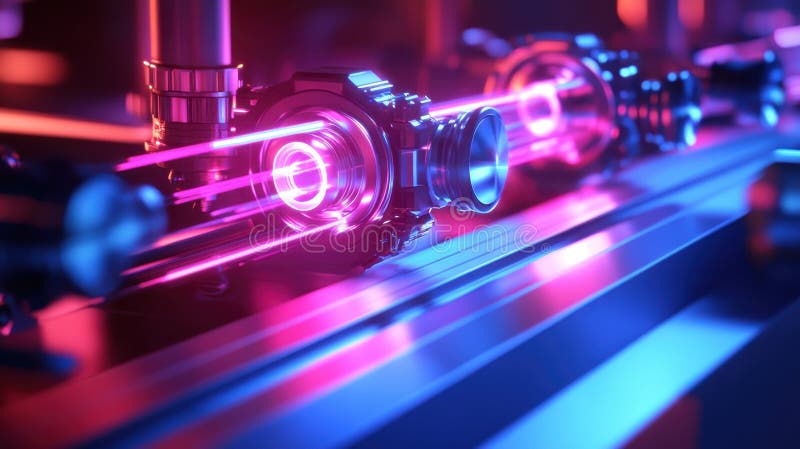 Ultrafast Photonic Switches for High-Speed Data Processing Technologies Stock Illustration ...