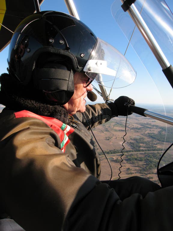 Ultralight pilot stock photo. Image of experimantal, ultralight - 21661178