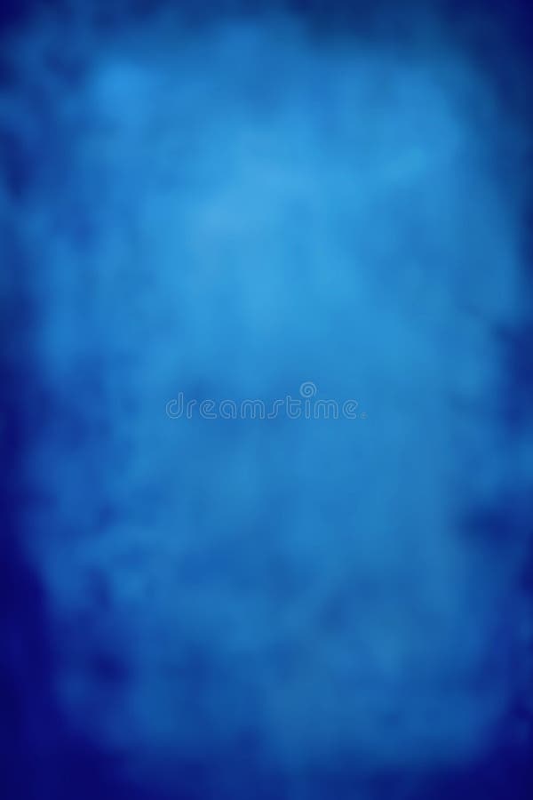 Ultramarine Blue Blurred Background. Portrait Backdrop for Studio ...