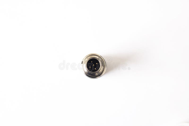 Ultrasonic Distance Sensor on White Background Closeup Stock Image ...