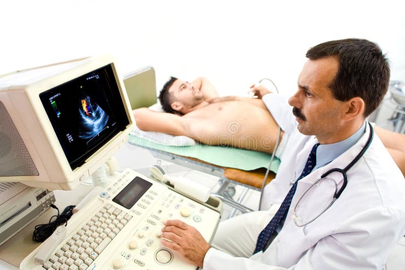 Ultrasonic scan stock photo. Image of practitioner, exam - 3430228