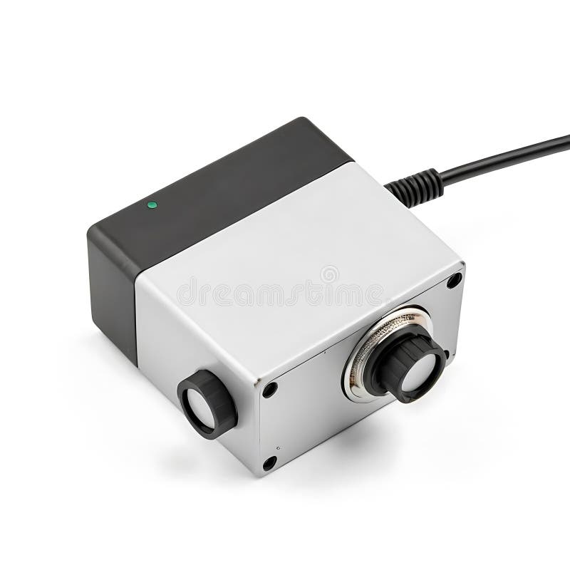 Ultrasonic Sensor Isolated on a White Background Stock Image - Image of ...
