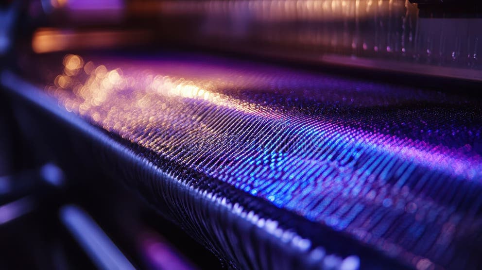 Ultrasonic Welding Technology in Textile Seamless Bonding Process Stock ...