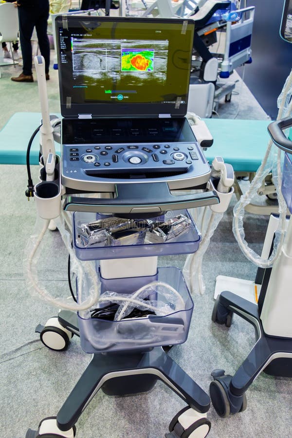 Ultrasound Diagnostic System with Display Stock Photo - Image of ...