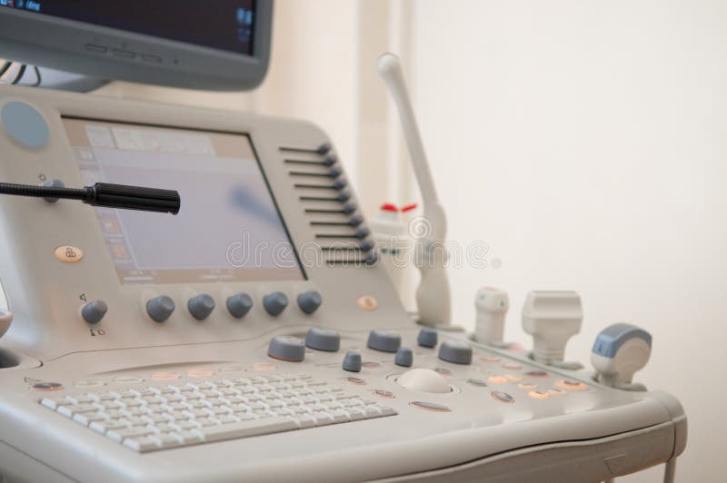 Ultrasound Diagnostics Equipment Stock Image - Image of male, diagnose ...