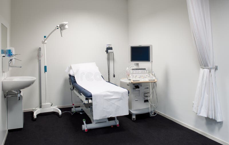 Ultrasound exam room stock image. Image of medical, hygiene - 18481875