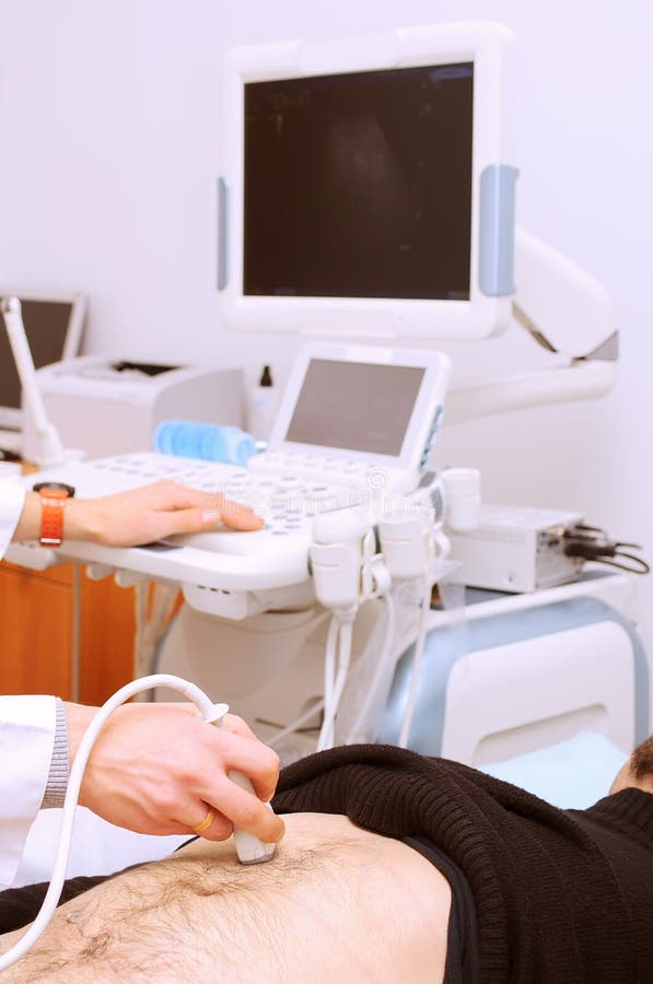 Ultrasound examination stock image. Image of patient - 37962779