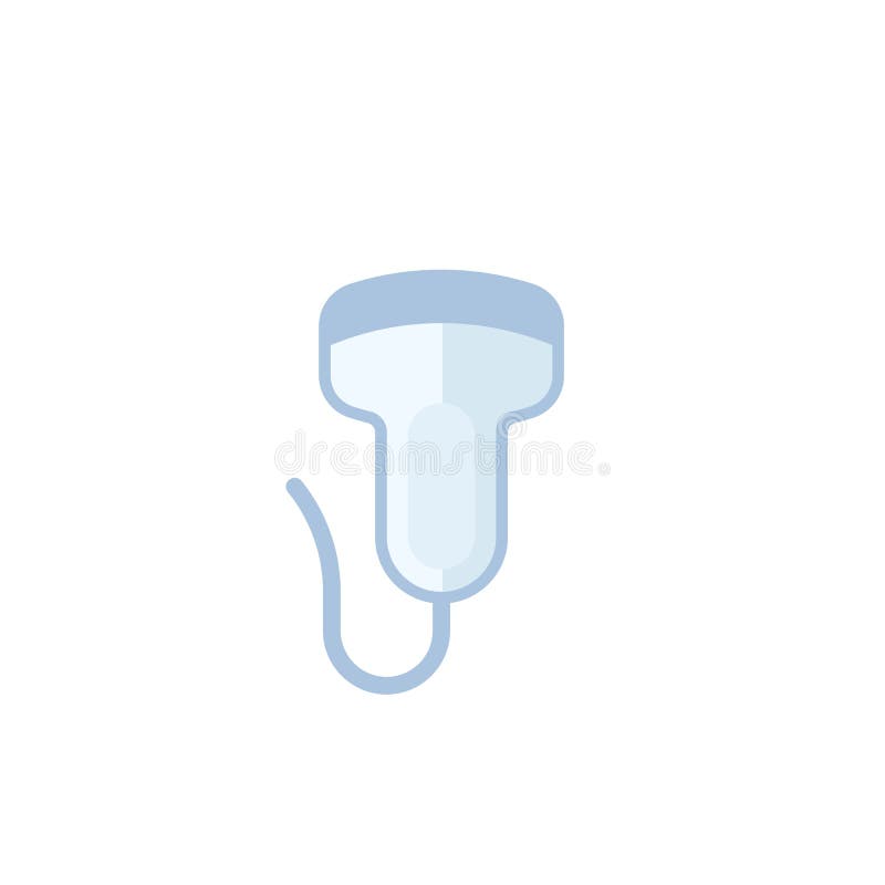 Ultrasound Icon on White, Vector Stock Vector - Illustration of care ...