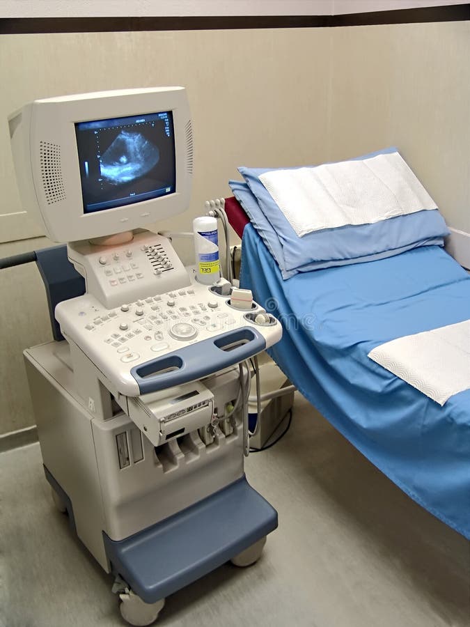 Ultrasound machine stock photo. Image of hygiene, hospital - 1770216