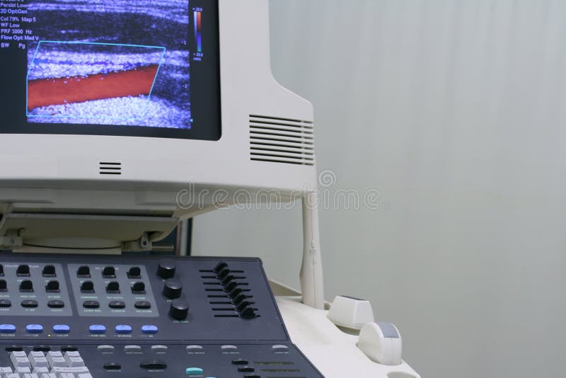 Ultrasound machine stock image. Image of close, sonography - 8086499