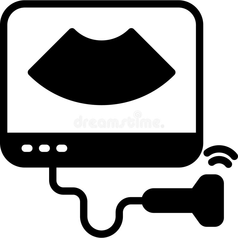 Ultrasound Icon Editable Stroke Stock Illustrations 181 Ultrasound