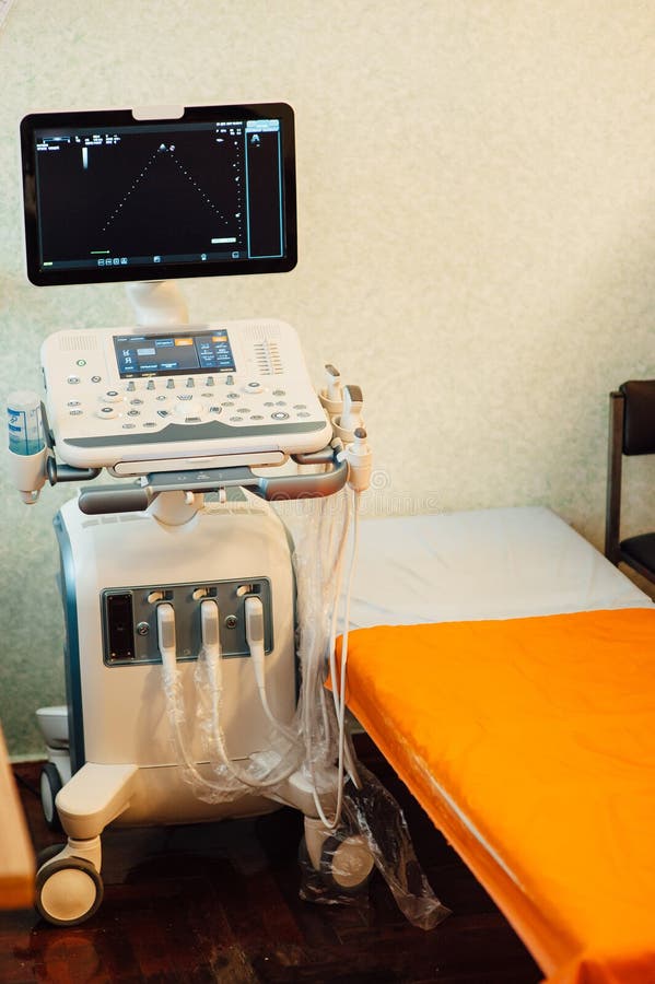 Ultrasound Machine in a Hospital for Children Stock Image - Image of ...
