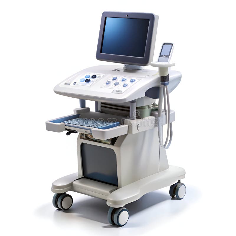 Ultrasound Machine stock illustration. Illustration of precision ...