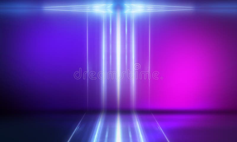 Ultraviolet Abstract Light. Light Element, Light Line. Violet and Pink ...