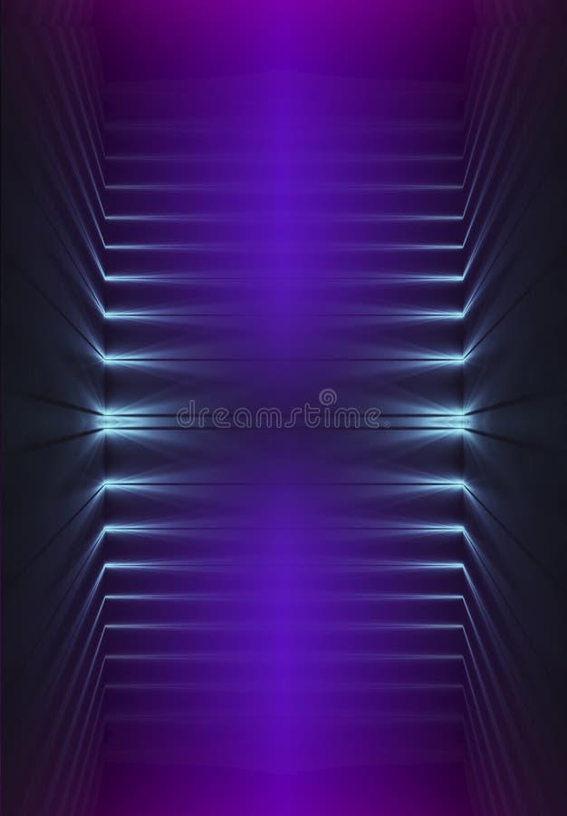 Ultraviolet Abstract Light. Light Element, Light Line. Violet and Pink ...