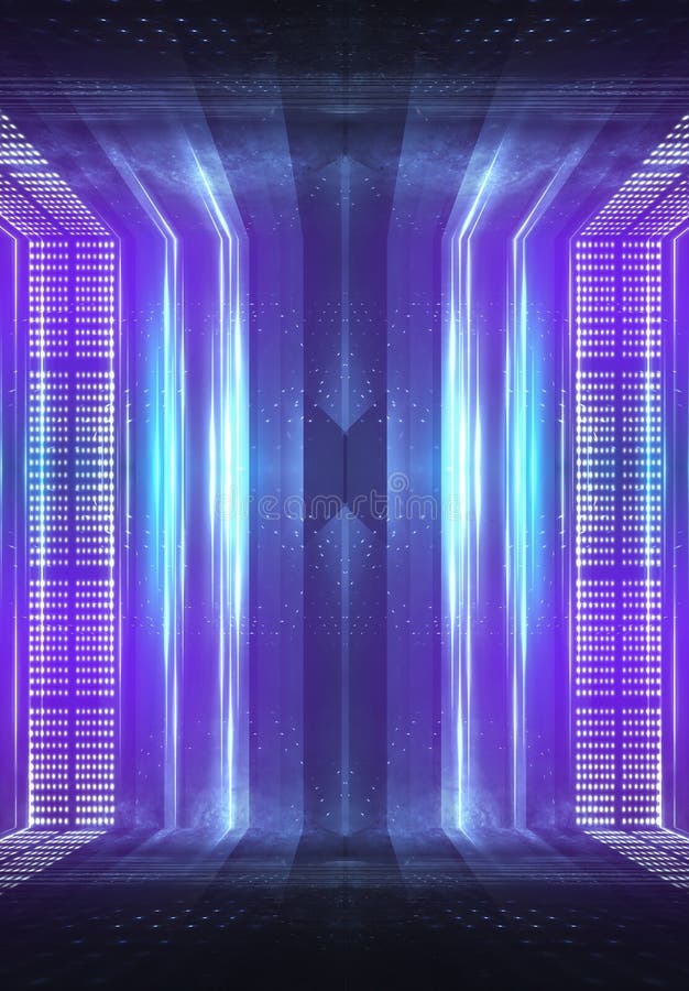 Ultraviolet Abstract Light. Light Element, Light Line. Violet and Pink ...