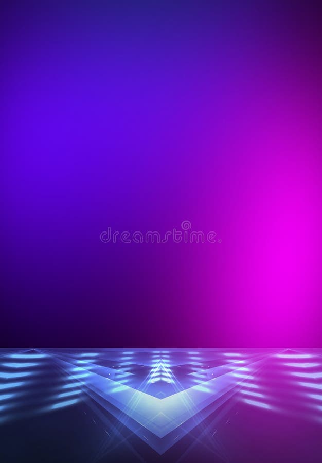 Ultraviolet Abstract Light. Light Element, Light Line. Violet and Pink ...