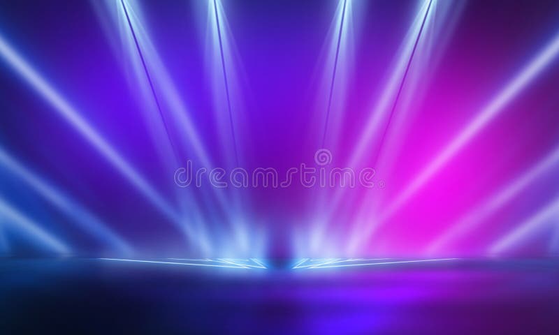 Ultraviolet Abstract Light. Light Element, Light Line. Violet and Pink ...