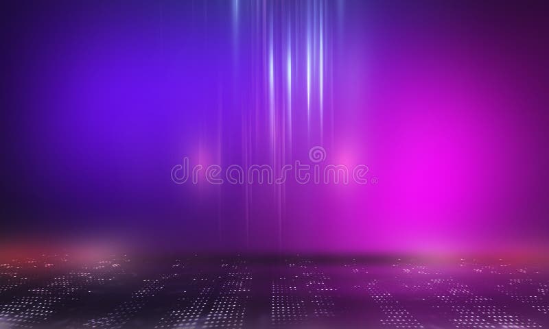 Ultraviolet Abstract Light. Light Element, Light Line. Violet and Pink ...