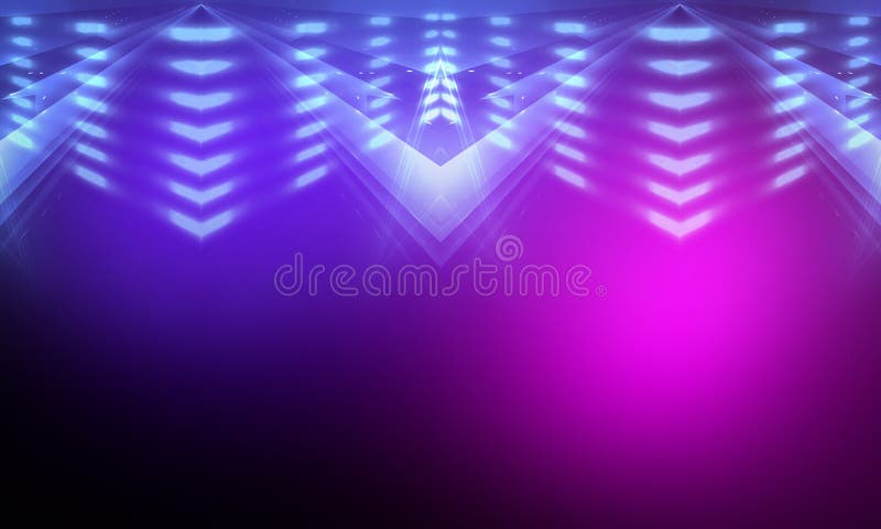 Ultraviolet Abstract Light. Light Element, Light Line. Violet and Pink ...