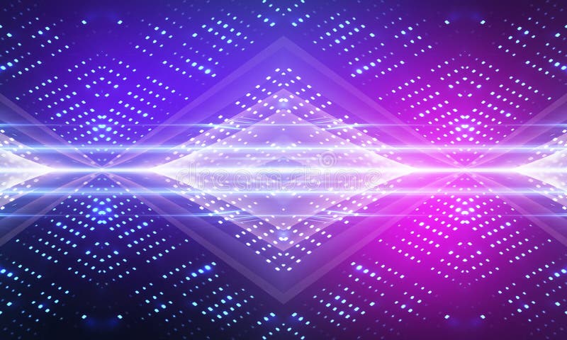 Ultraviolet Abstract Light. Light Element, Light Line. Violet and Pink ...