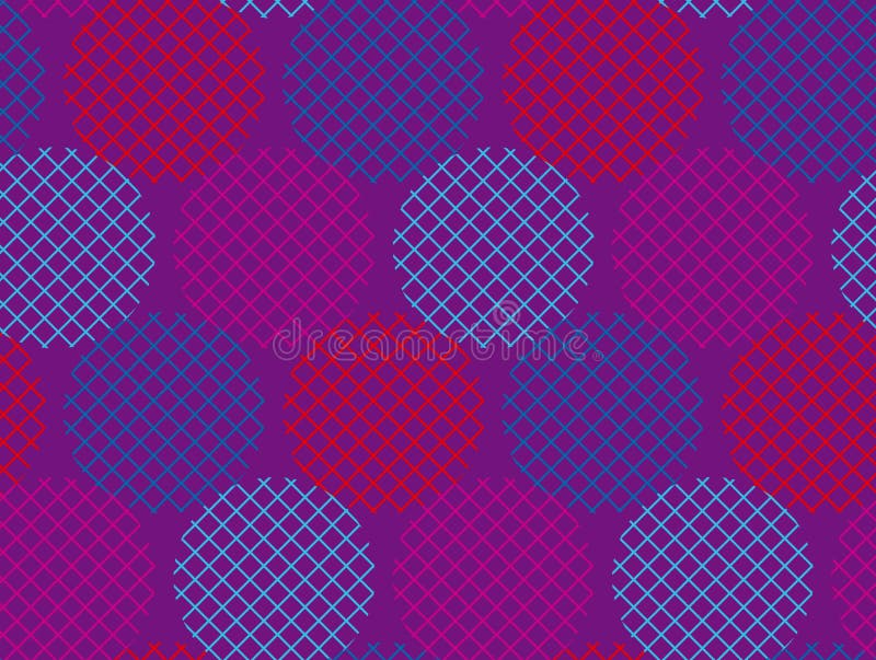 Ultraviolet Geometry Round Seamless Pattern Stock Vector - Illustration ...