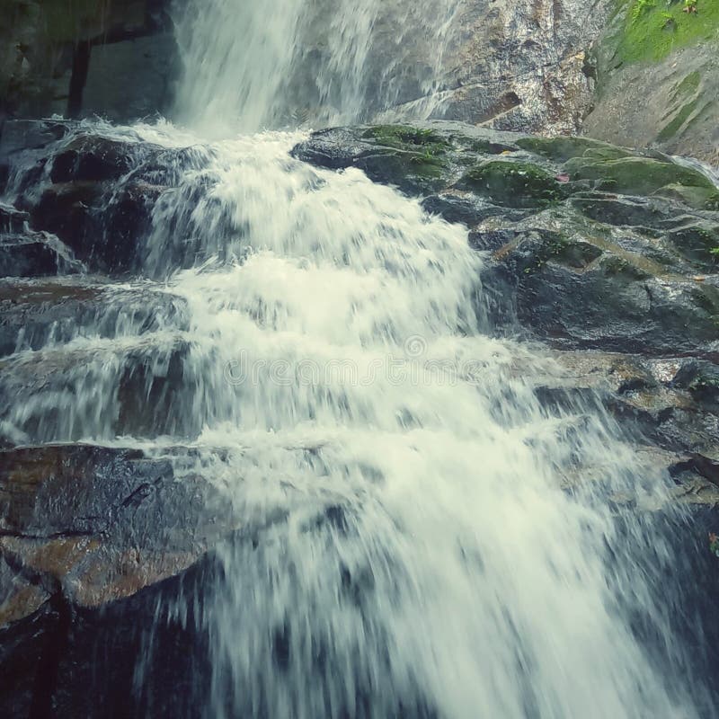 Ulu Geruntum Waterfall Located at Gopeng Perak,malaysia Stock Photo ...