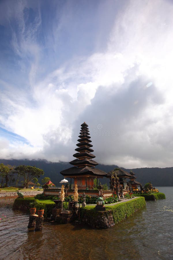 Ulun Danu Temple Bali stock photo. Image of tourism, famous - 44115396