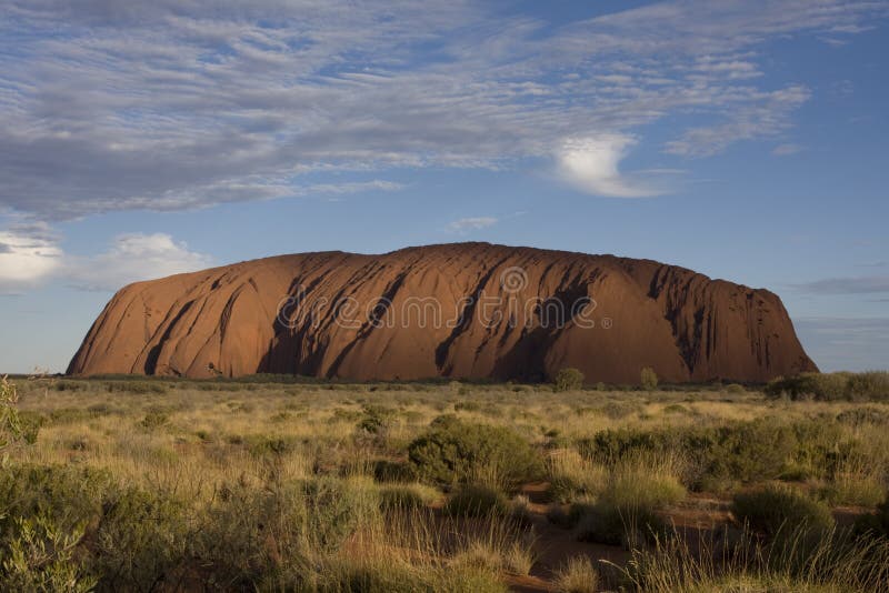 Uluru (Ayers Rock) editorial photography. Image of glowing - 3644837