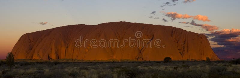 Uluru - Ayers Rock at Sunset Editorial Photography - Image of park ...