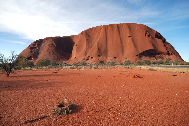 Uluru with borrow editorial photo. Image of destination - 10983846