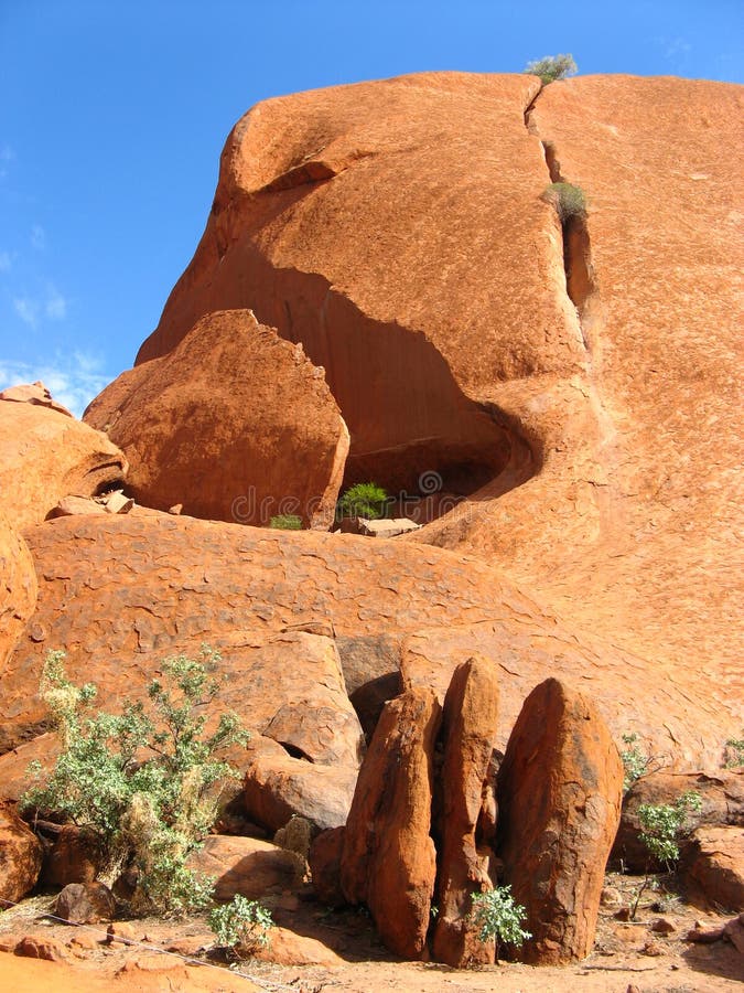 Uluru close-up. editorial photo. Image of central, indigenous - 39526006
