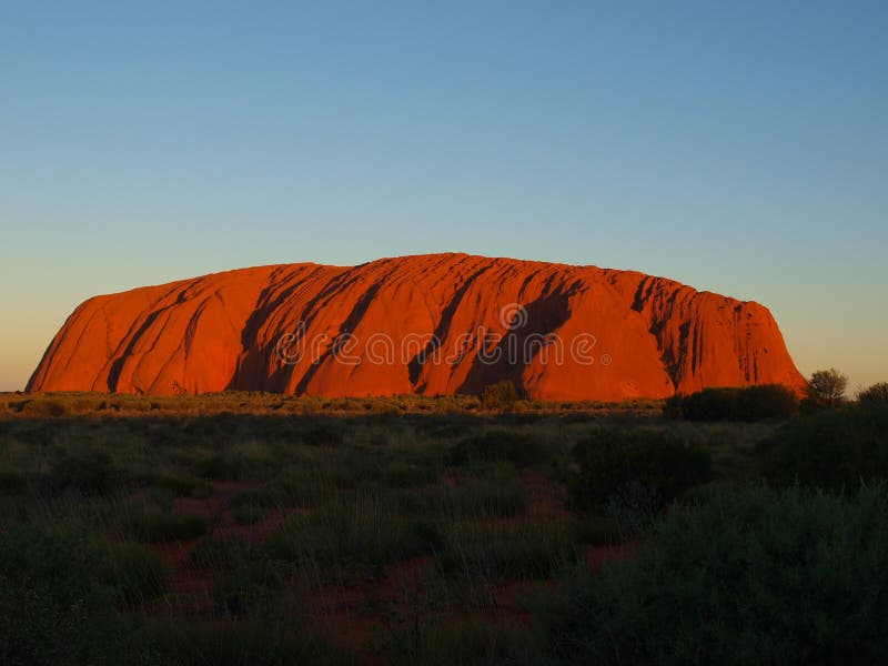 Uluru Sunset editorial photography. Image of sunset, evening - 39777472