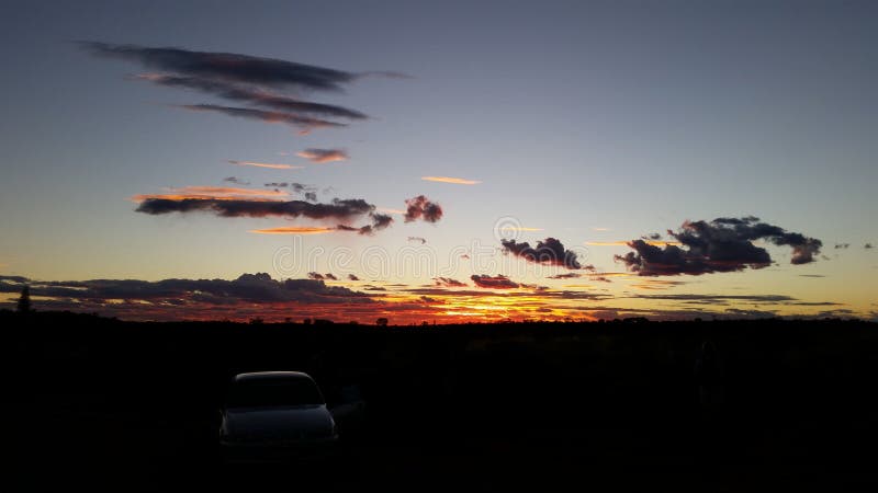 Uluru sunset editorial image. Image of outdoor, clouds - 68755225