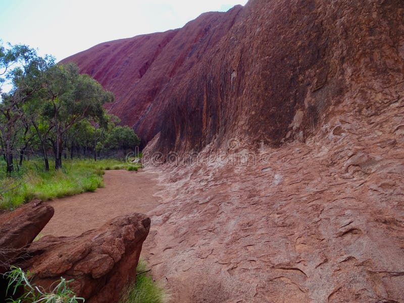 Uluru (Territoire Du Nord), Australie 22/18. Contours Et Textures Du ...