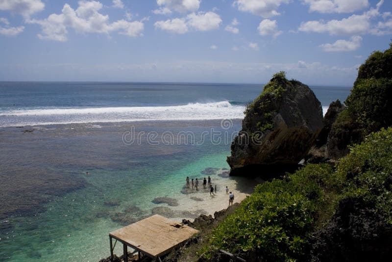 Uluwatu beach, bali stock image. Image of ocean, harmony - 10588045