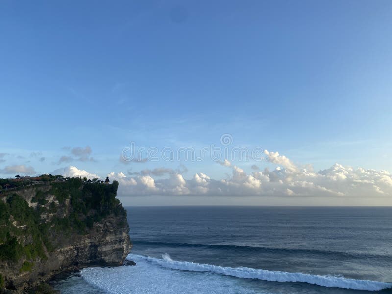 Bali stock photo. Image of bali, cliff, uluwatu, peacefull - 261196118