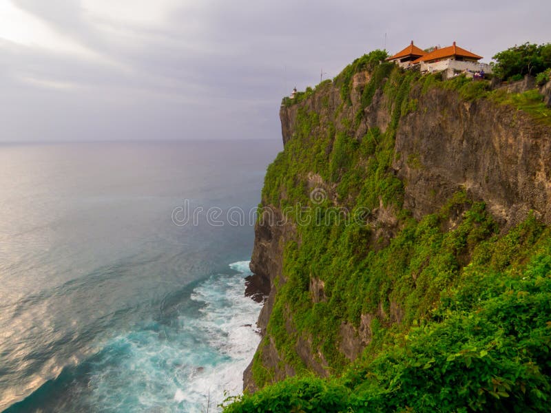 Uluwatu Temple View Point, Bali Stock Photo - Image of coast, green ...
