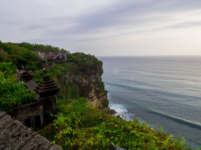 Uluwatu Temple View Point, Bali Stock Image - Image of pura, bali ...