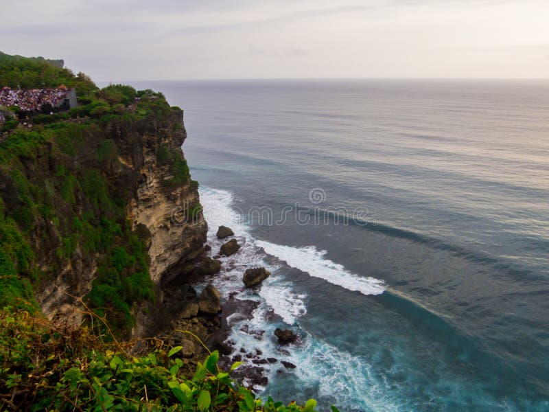 Uluwatu Temple View Point, Bali Stock Image - Image of cliff, sacred ...