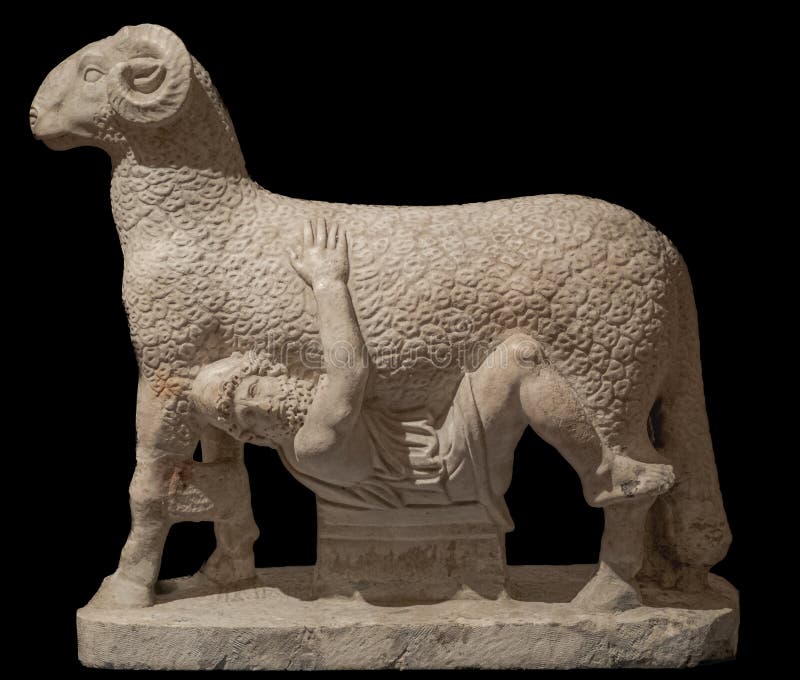 Ulysses Hidden Under the Mutton, Ancient Roman Art, Marble All-round ... Ulysses Hidden Under the Mutton, Ancient Roman Art, Marble All-round ...