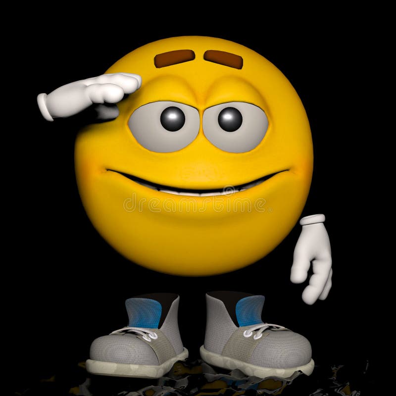 Sim, senhor ilustração stock. Ilustração de emoticon - 29837931