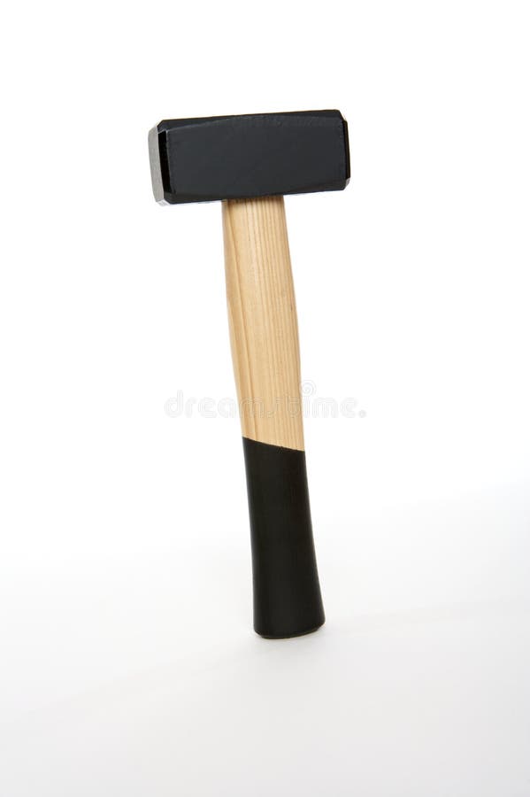 Um grande martelo foto de stock. Imagem de batida, ferramenta - 8428422