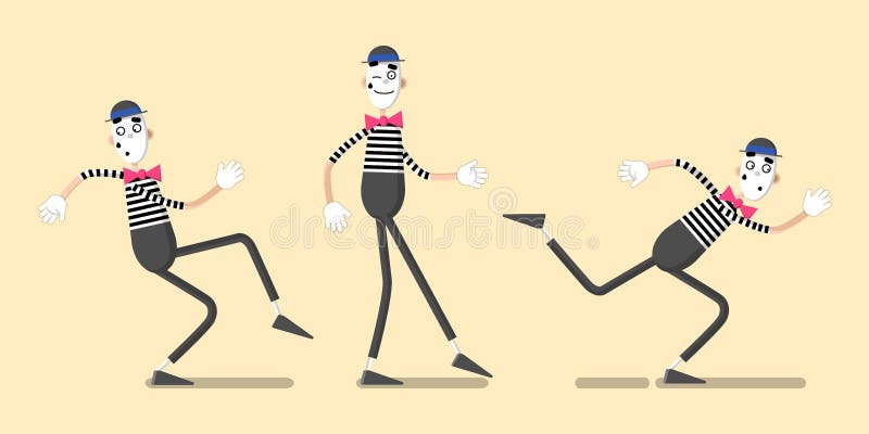 Um grupo de mimica 06 ilustração stock. Ilustração de vetor - 104430504