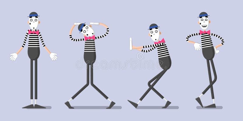 Um grupo de mimica 06 ilustração stock. Ilustração de vetor - 104430504