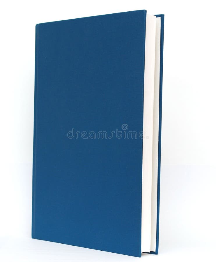 Um livro azul foto de stock. Imagem de imprimir, estudo - 12798144
