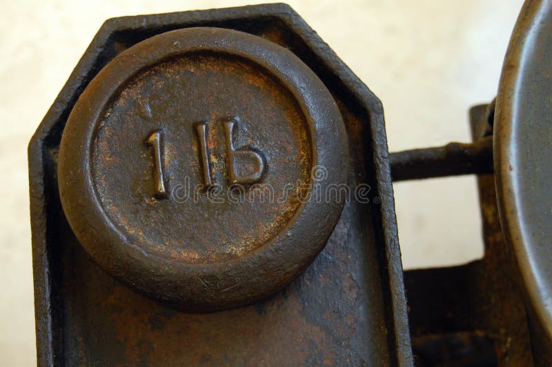 Um peso 1lb da libra imagem de stock. Imagem de massa - 23060879