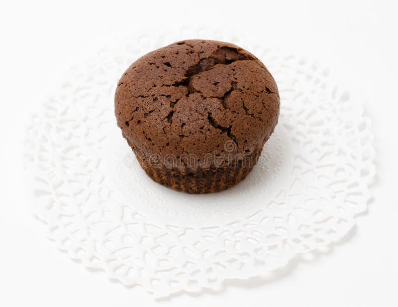 Um queque, bolo foto de stock. Imagem de doce, brindado - 25364674