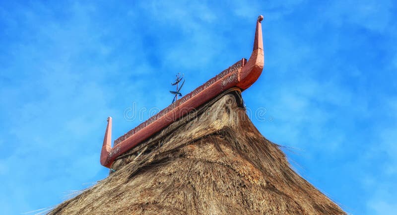 Uma Casa Tradicional Em Timor-Leste, Timor Leste Foto de Stock - Imagem ...