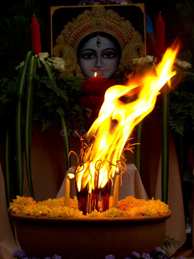Uma Devi stock photo. Image of vertical, candle, flame - 21569354